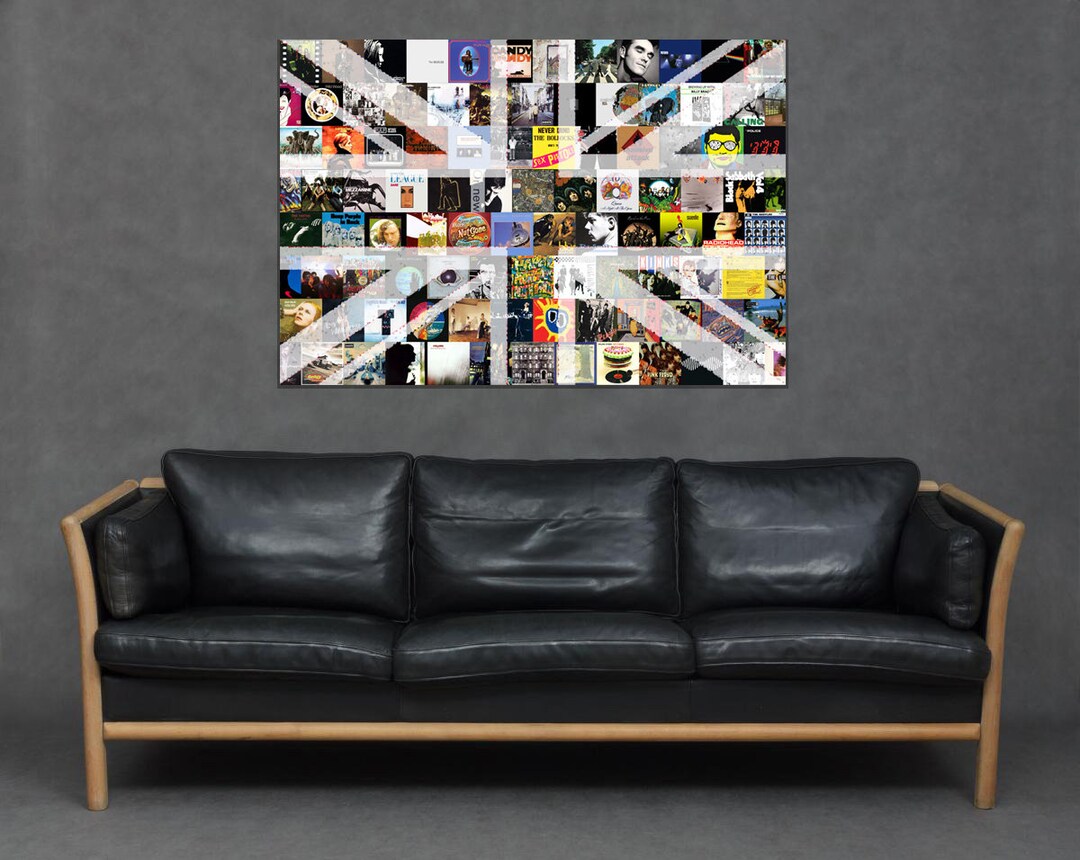 Best of British Music Scene Canvas Print Wall Art Rock Indie Lover CD ...