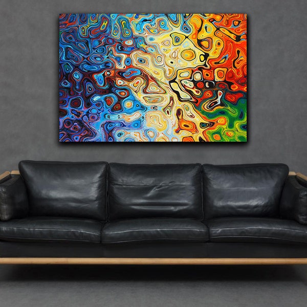 Colourful Canvas - Etsy UK