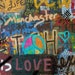 Manchester Bee Graffiti Style Remember 22 Bees Bright Small Made in Mcr ...