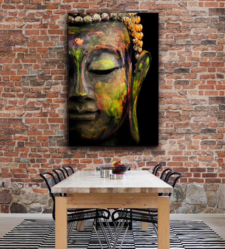 Buddha Face Indian Religious Love Peace Meditation - Etsy UK