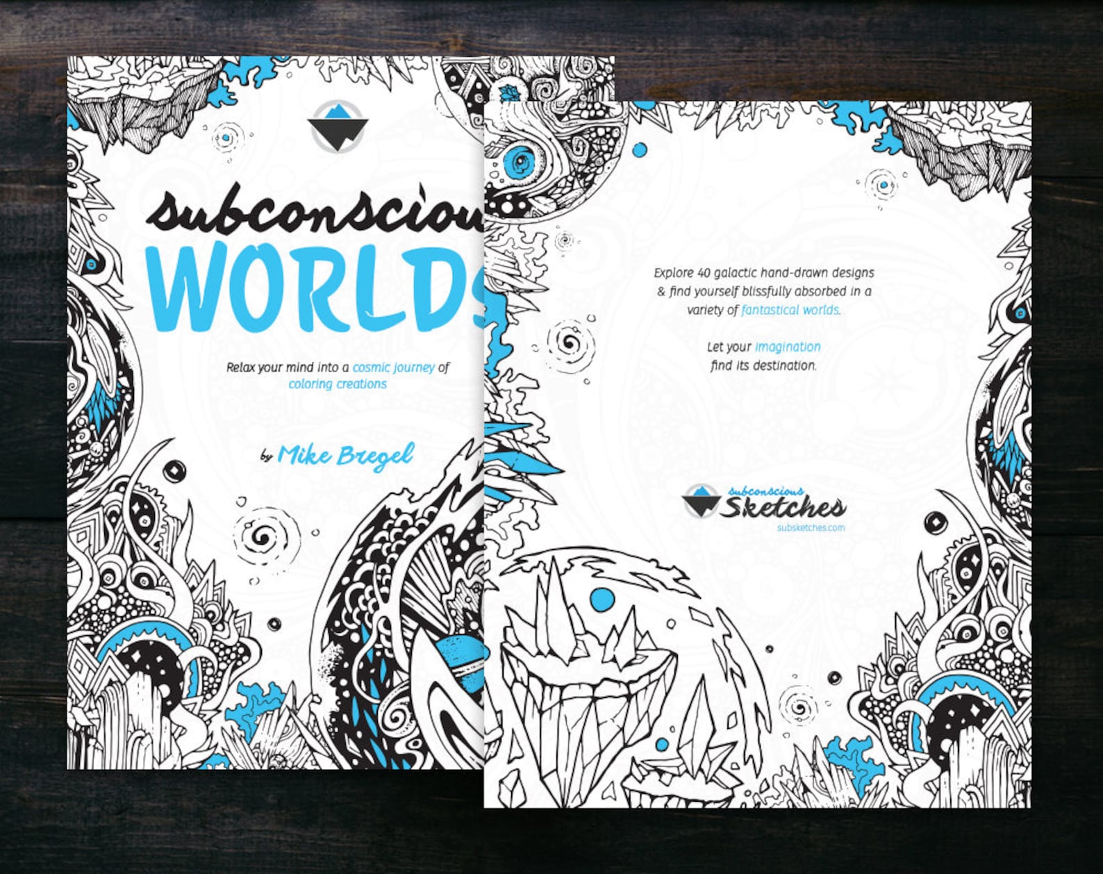 Adult Coloring Book | Cosmic Coloring | Printable PDF Coloring Book ...