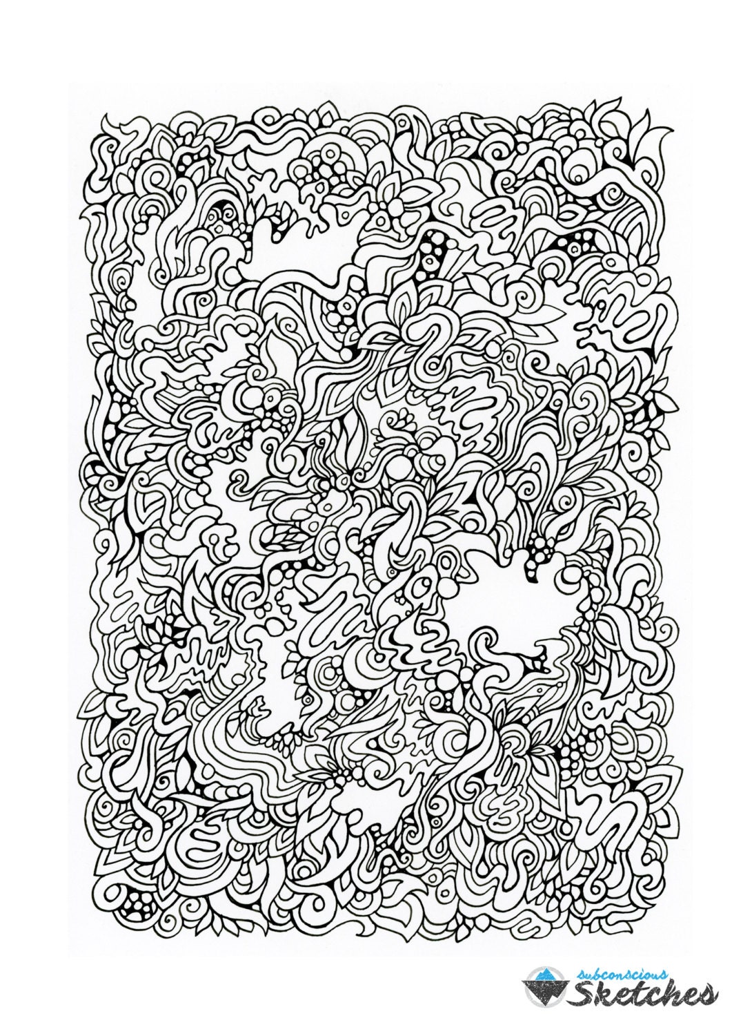 Abstract Coloring Pages For Adults Difficult