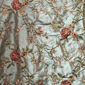 19th C French Brocade Embroidery - Etsy