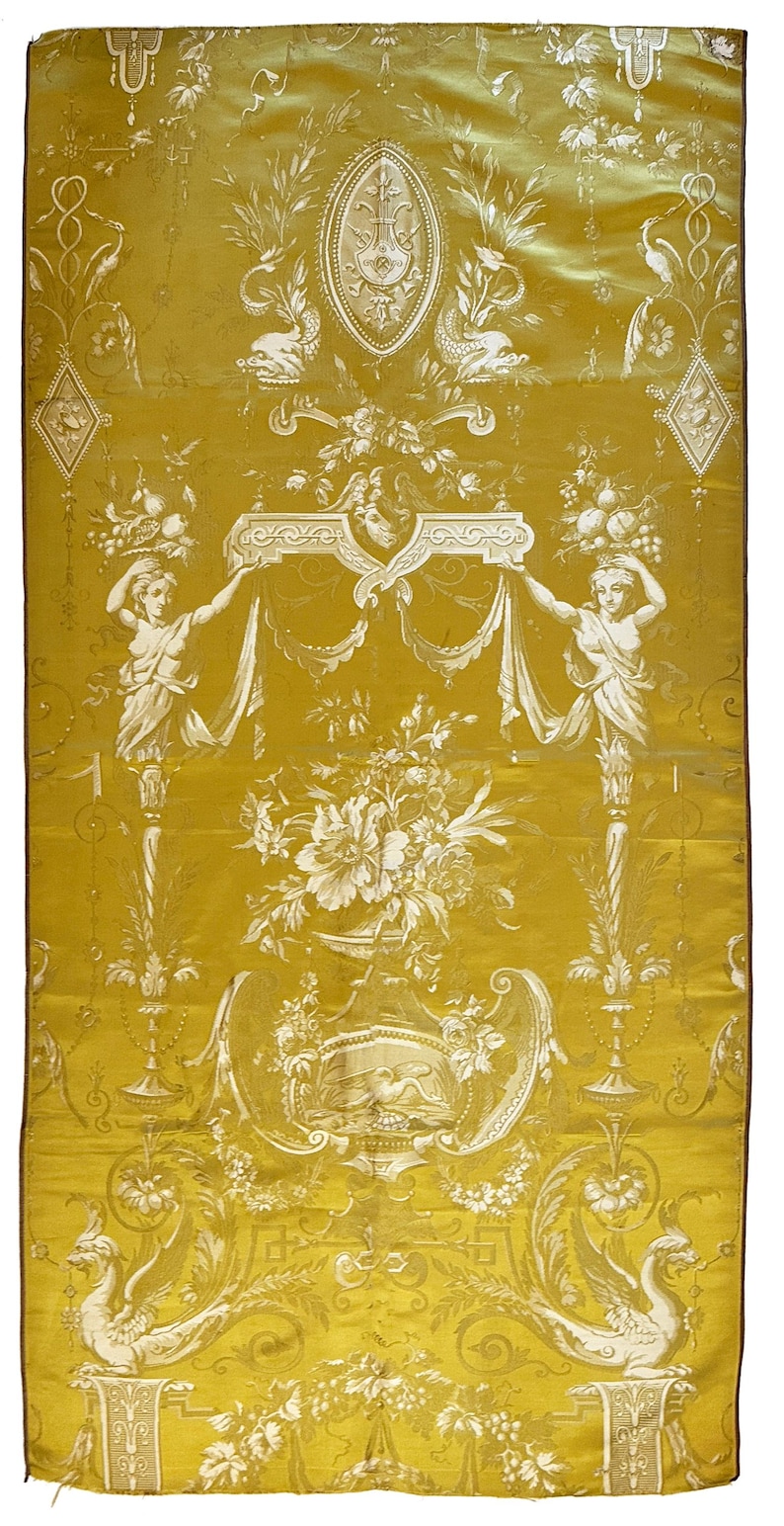 French Napoleon Yellow Textile - Etsy