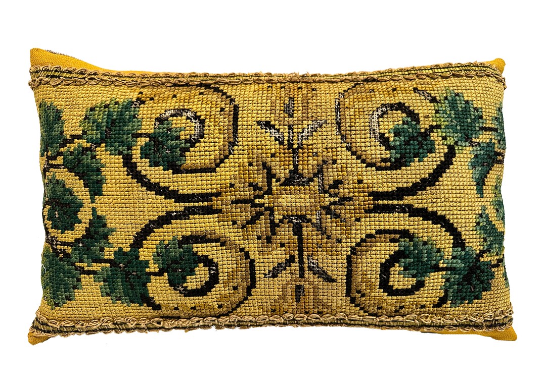 17th Century Italian Needlepoint Pillow - Etsy