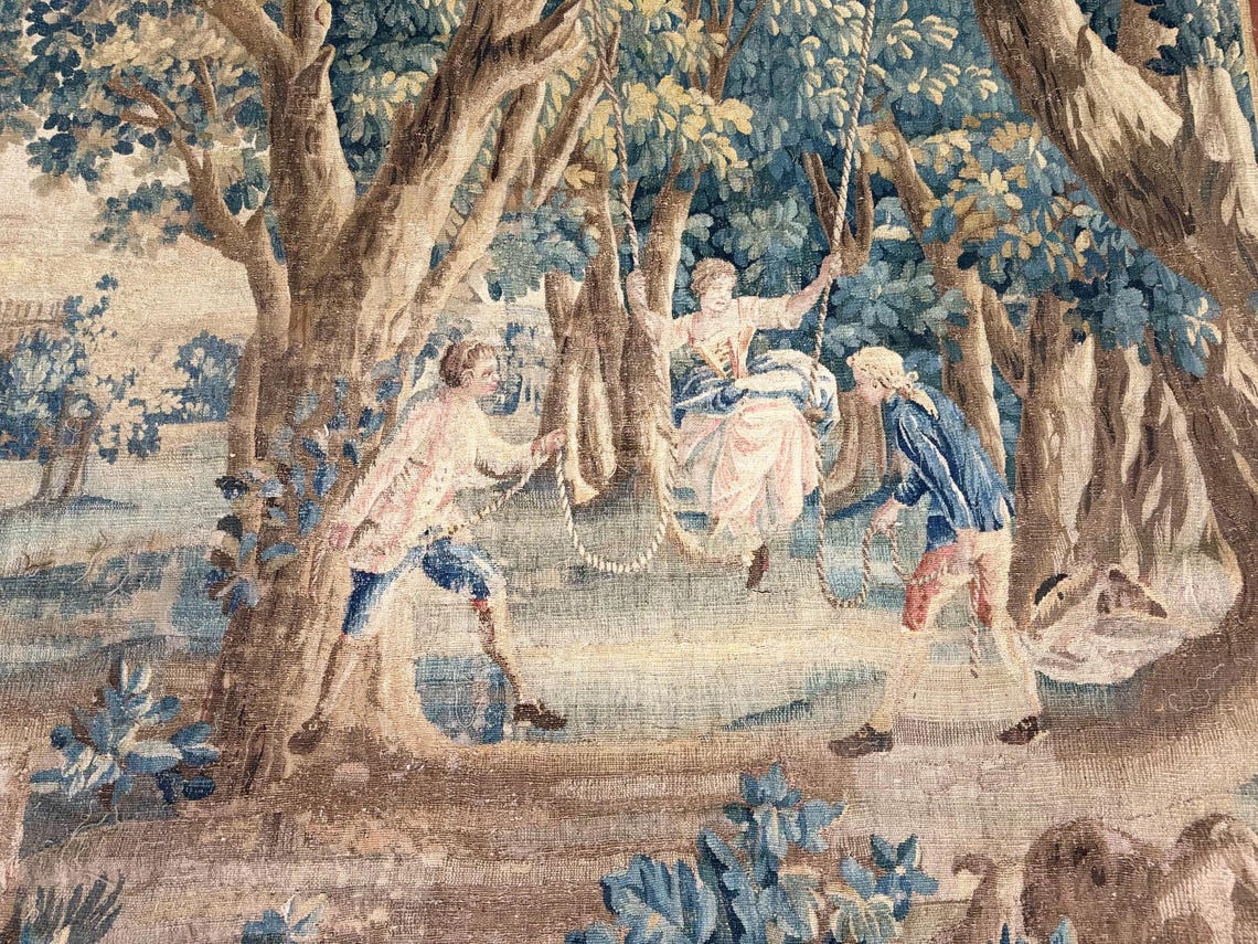 18th Century Beauvais Tapestry - Etsy