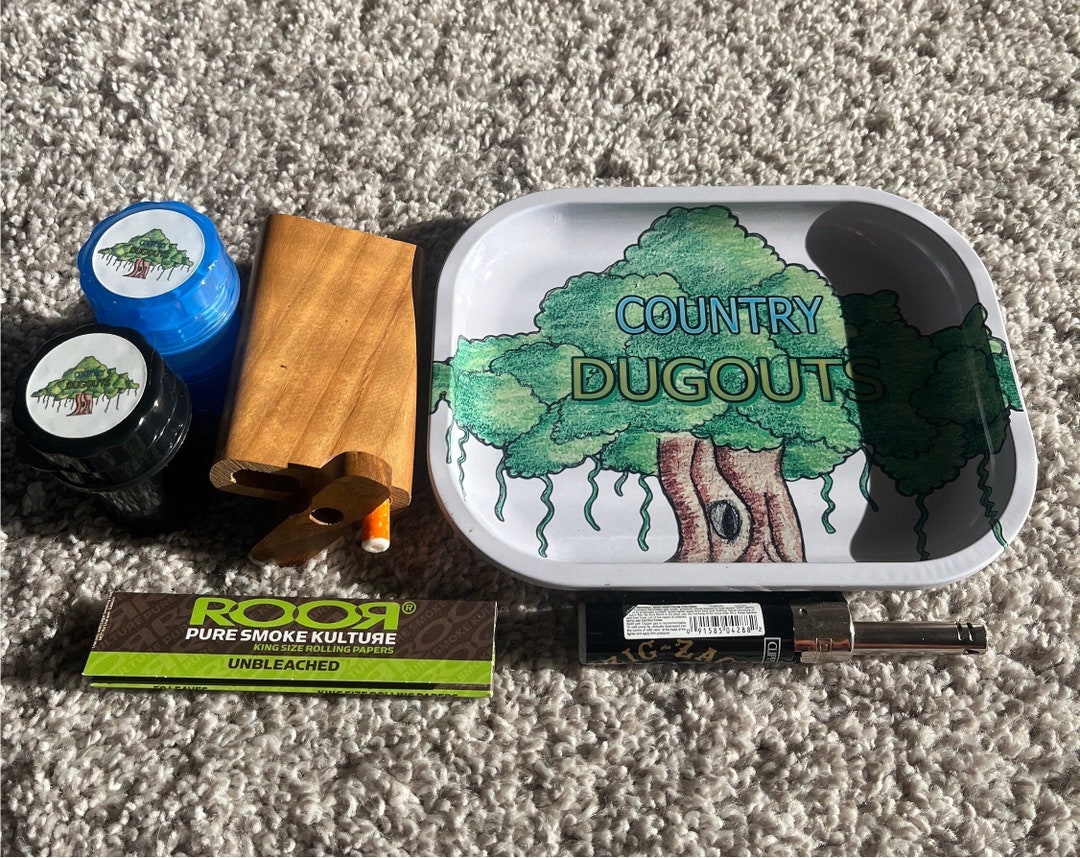 Pipe and Grinder, Dugout One Hit Set, Dugout With Grinder, Ceramic One ...