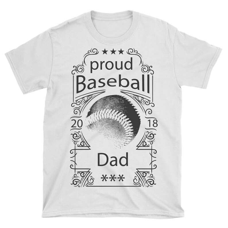 Proud Baseball Dad Shirt. Baseball Dad T-shirt. Father - Etsy