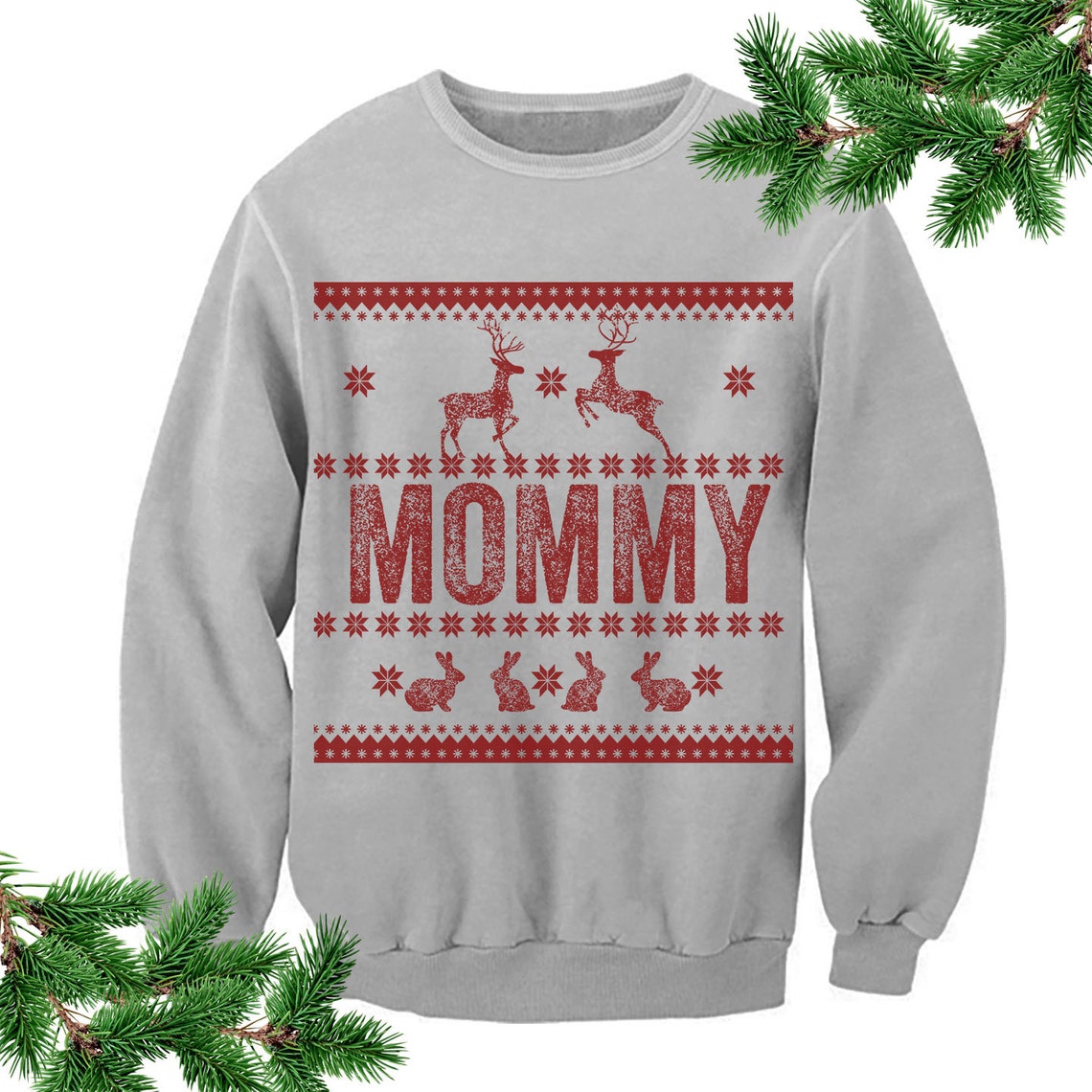 Mommy Sweatshirt. Jumper Pullover. Ugly Christmas Sweater. - Etsy