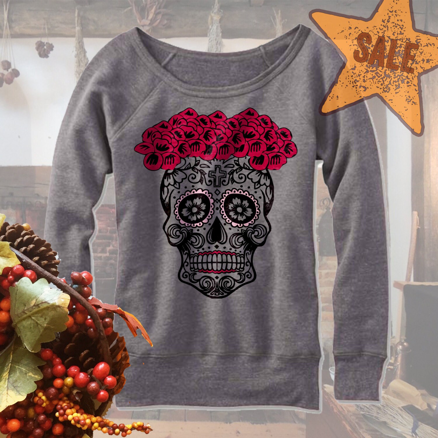 Sugar Skull Shirt Outfit