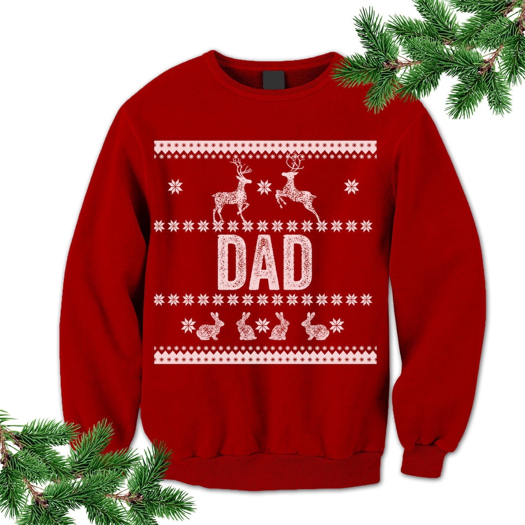 Ugly Christmas Sweatshirt. Sale. Dad Sweater. Gift for Father. Jumper ...