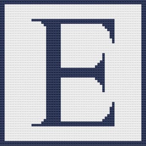 Letter E Kidtimes Afghan, Crochet Pattern, Corner to Corner, C2C - Etsy