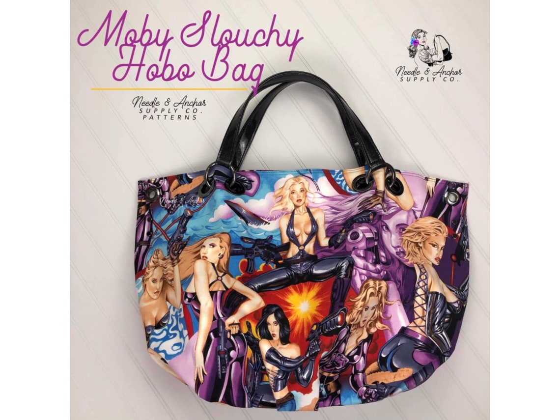PDF Sewing Pattern Moby Slouchy Hobo Bag | Etsy