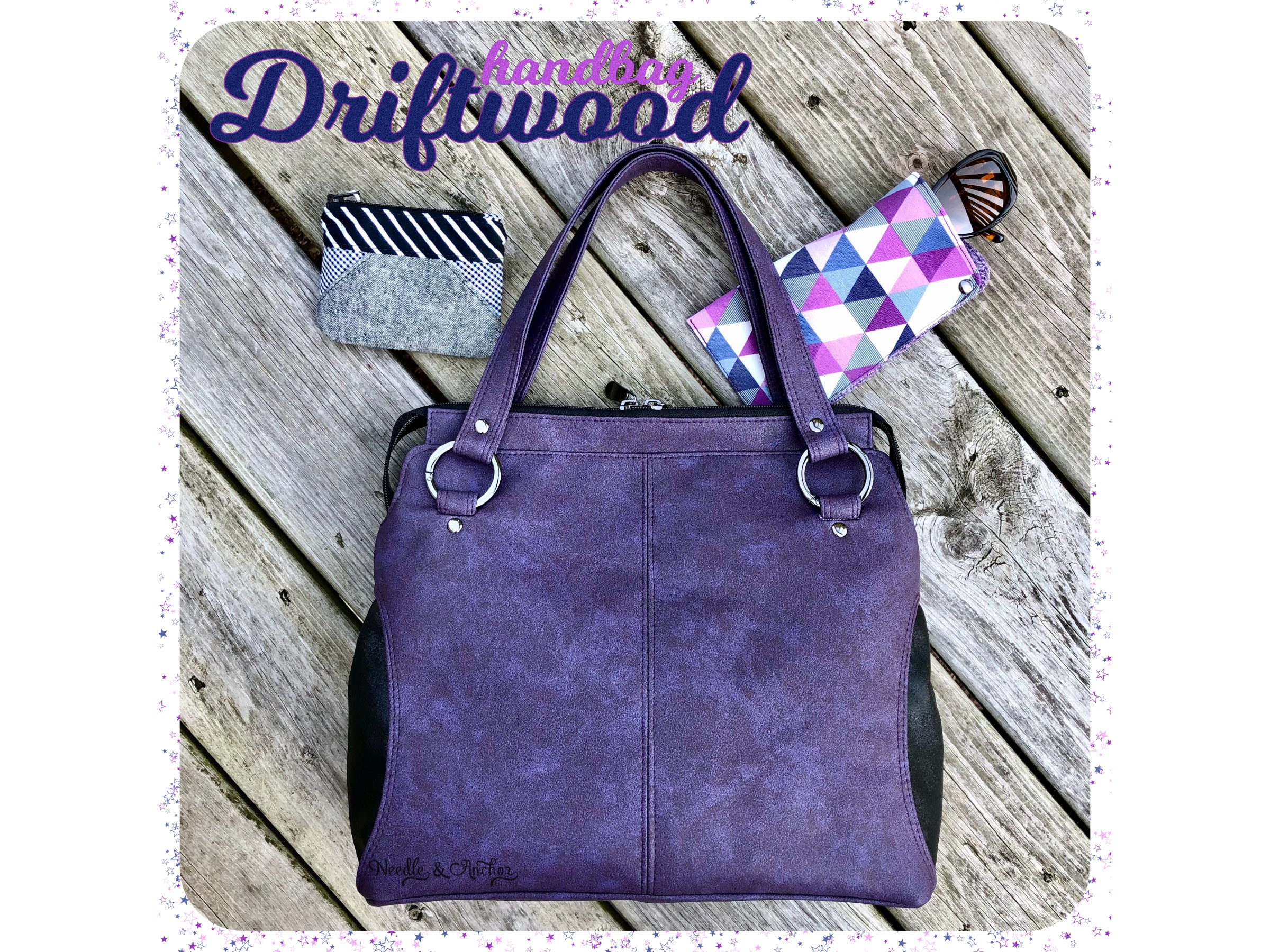 PDF Sewing Pattern Driftwood Handbag W/crossbody - Etsy Australia