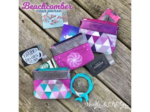 PDF Sewing Pattern Beachcomber Coin Purse - Etsy