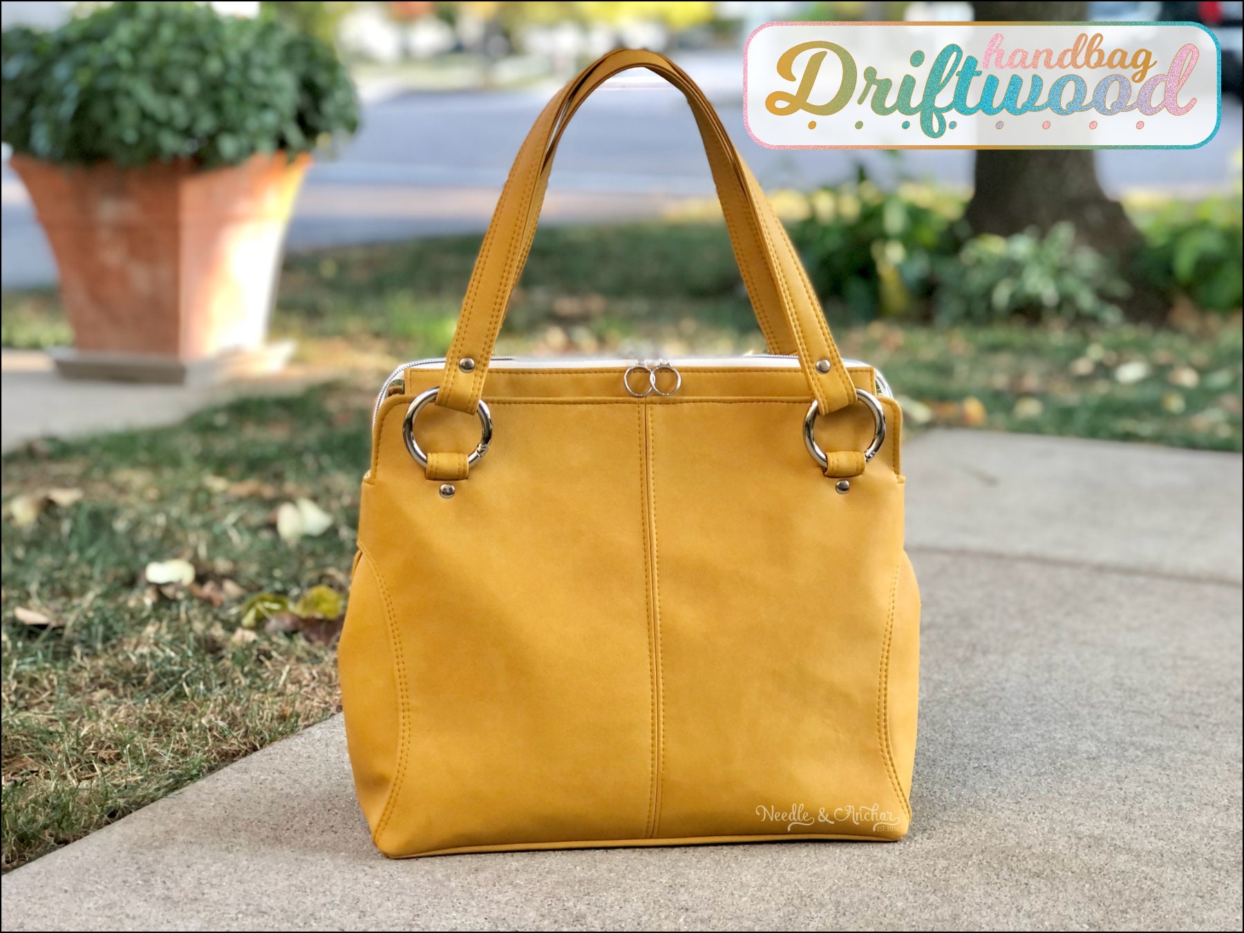 PDF Sewing Pattern Driftwood Handbag W/crossbody | Etsy Australia