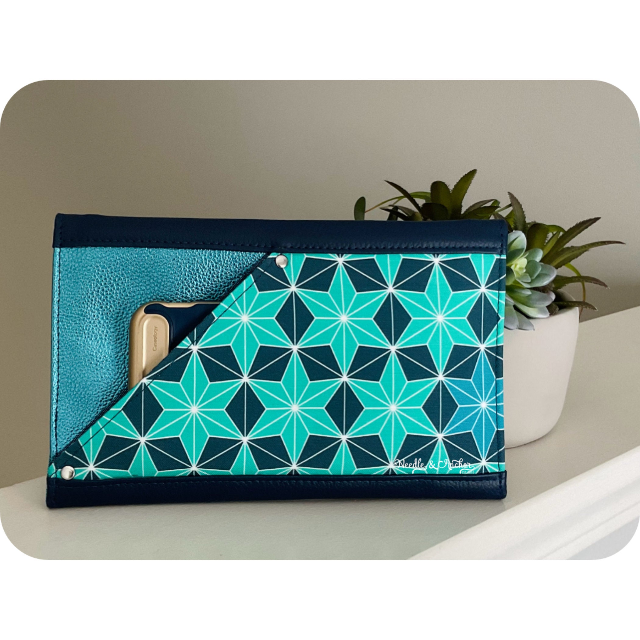 PDF Sewing Pattern Beachcomber Large Wallet & Folio - Etsy