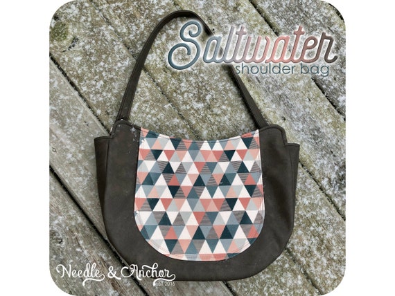 PDF Sewing Pattern Saltwater Shoulder Bag W/bonus - Etsy