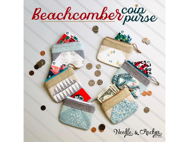 PDF Sewing Pattern - Beachcomber Coin Purse - Etsy
