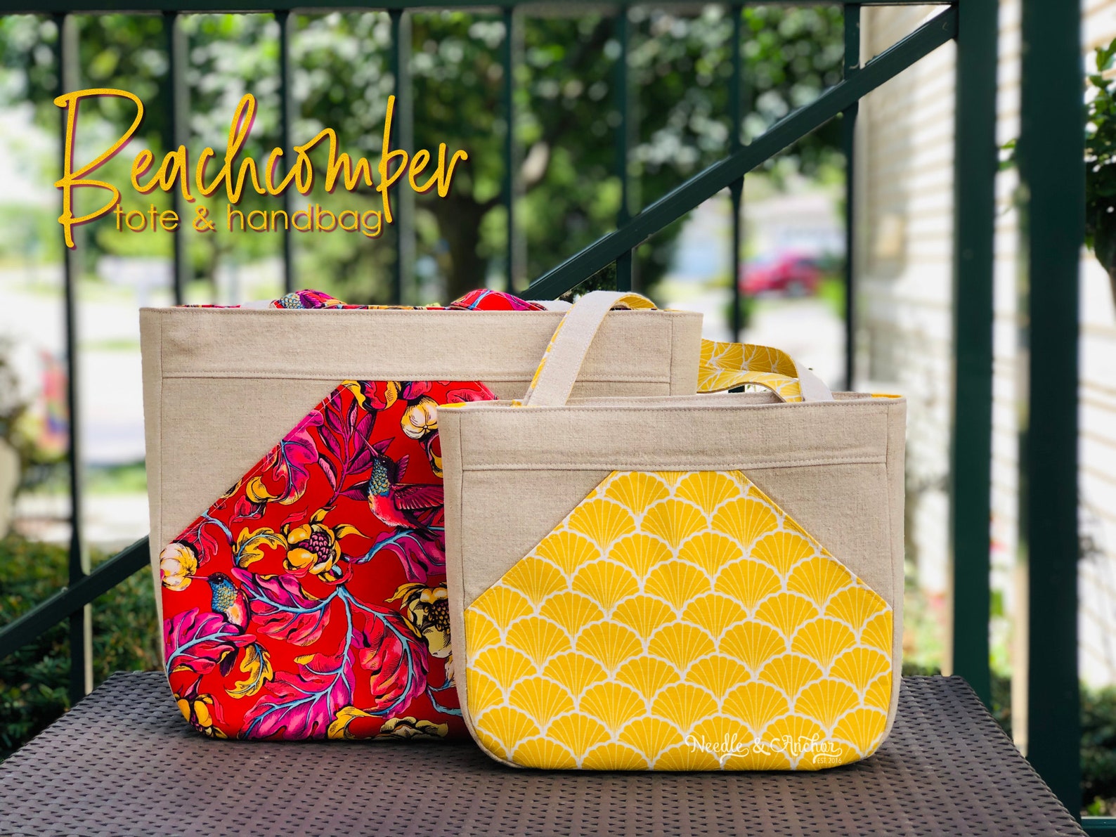 PDF Sewing Pattern Beachcomber Tote & Handbag | Etsy