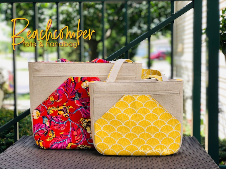 PDF Sewing Pattern Beachcomber Tote & Handbag | Etsy