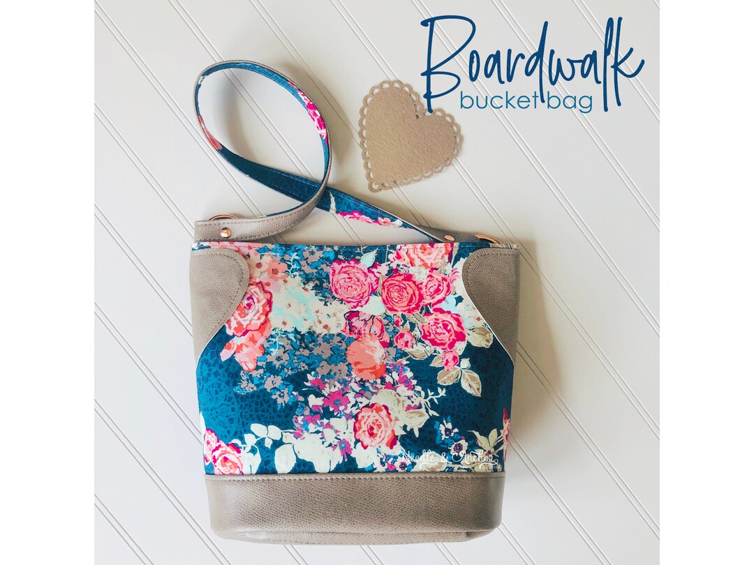 PDF Sewing Pattern - Boardwalk Bucket Bag - 2 Sizes - W/ Bonus Recessed ...