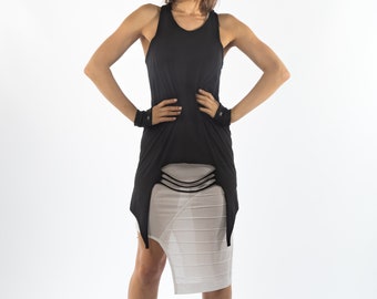 Distressed Ripped Tank Top/cyberpunk Ripped Top/post | Etsy