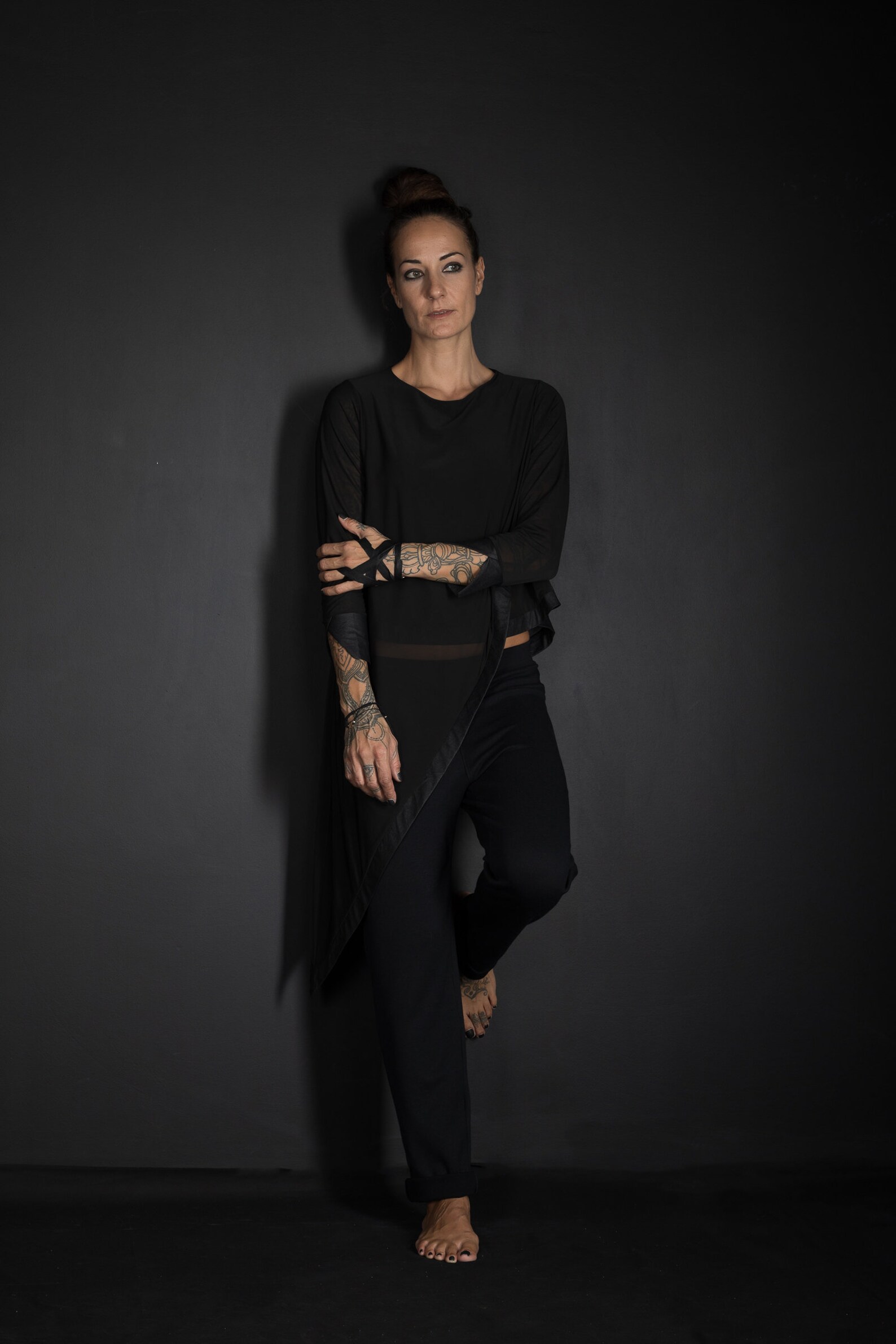 Basic Elastic Waist Back Pockets Pants-casual Edgy Womens Clothing - Etsy
