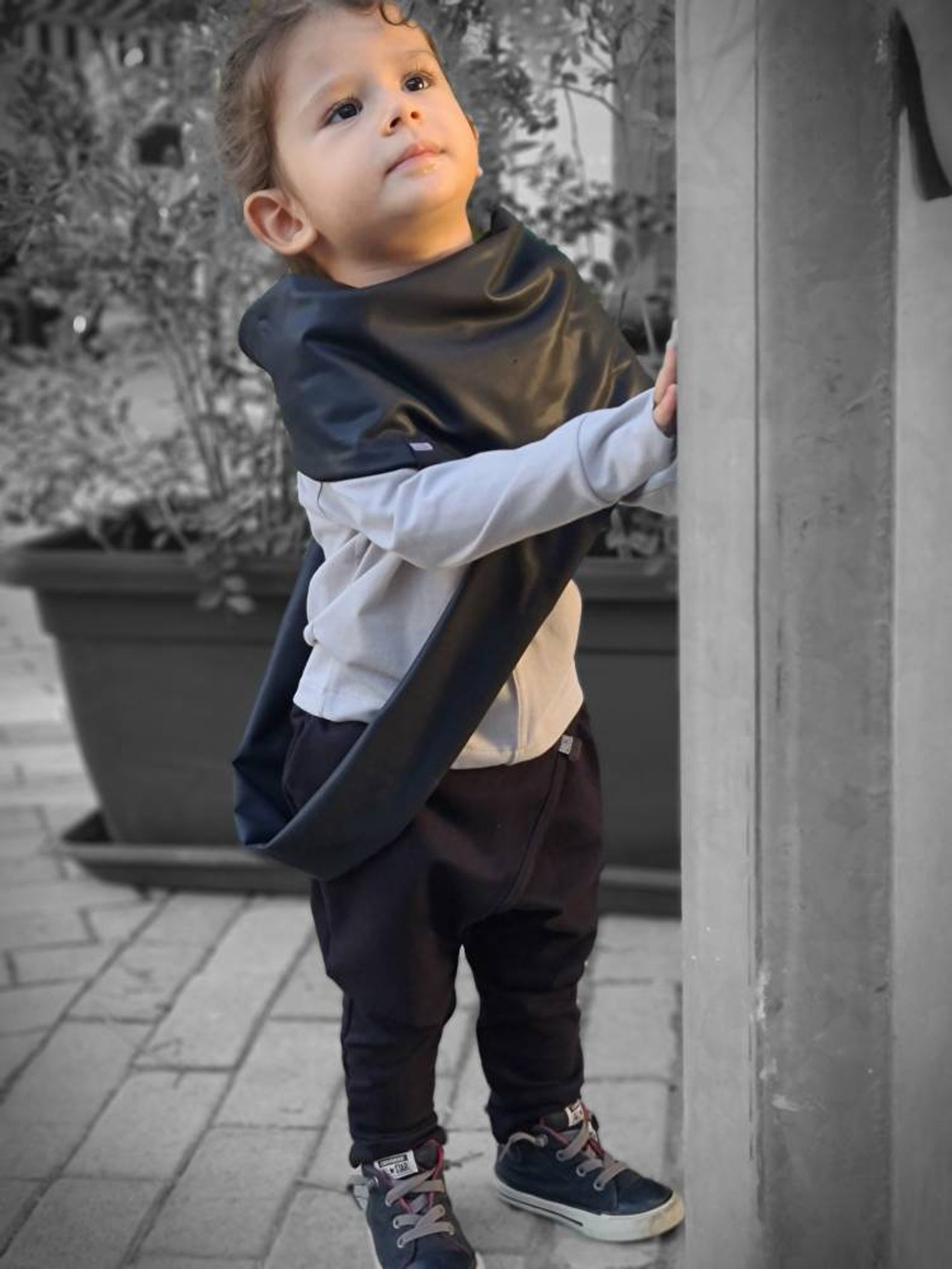 Kids Pleated Drop Crotch Pants | Etsy