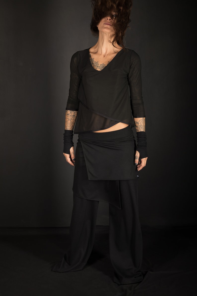 Basic Crossed Blouse - Etsy