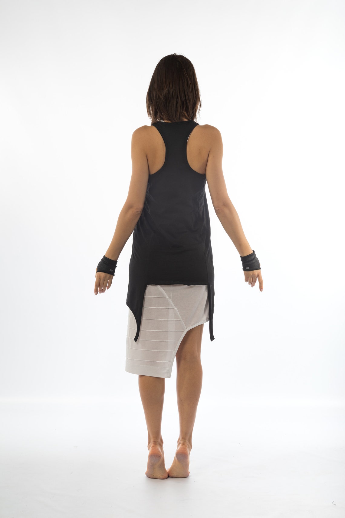 Asymmetric Ripped Tank Top - Etsy