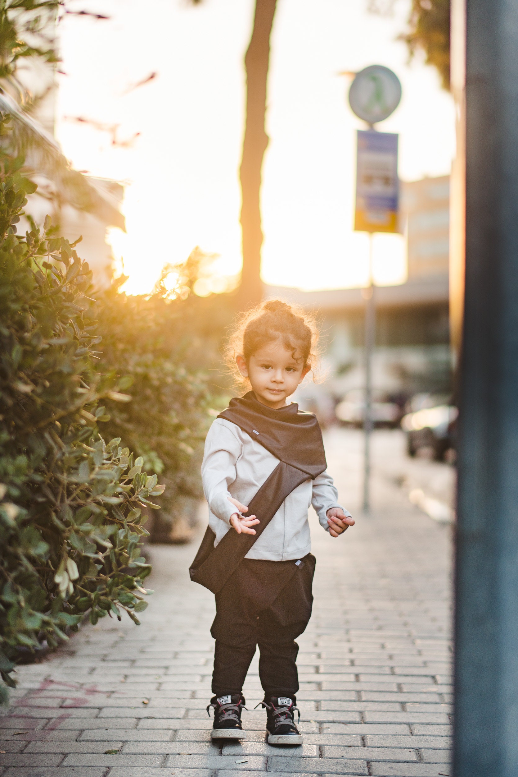 Kids pleated drop crotch pants | Etsy