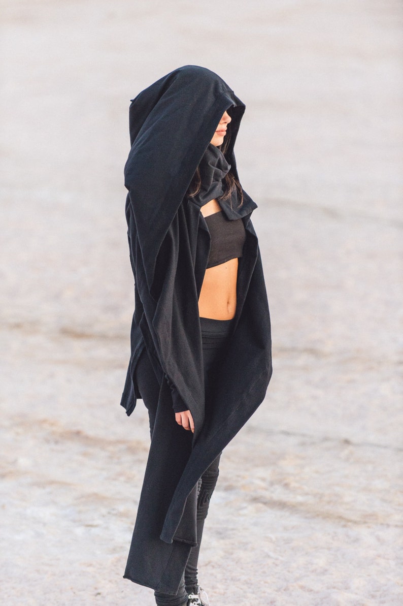 Dark Edgy Hood Jacket - Etsy