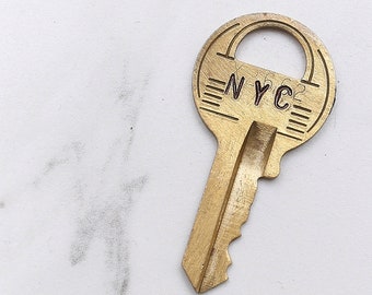 New York Keychain | Etsy
