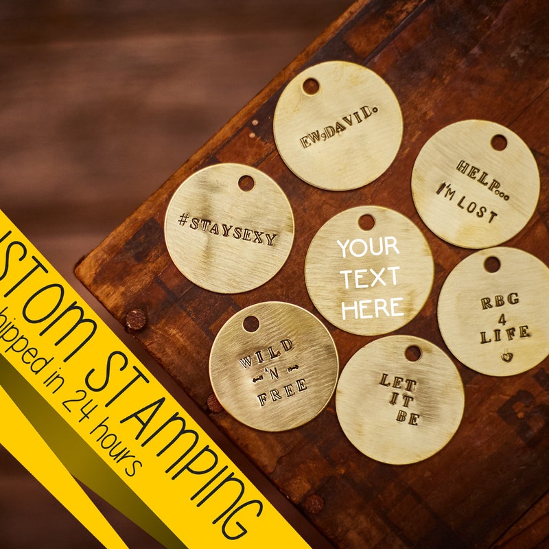 Brass Tag - Etsy