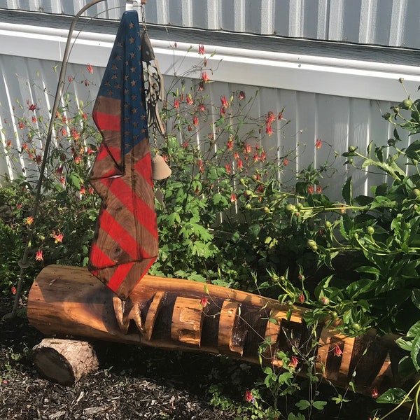 Wooden Draped American Flag - Etsy