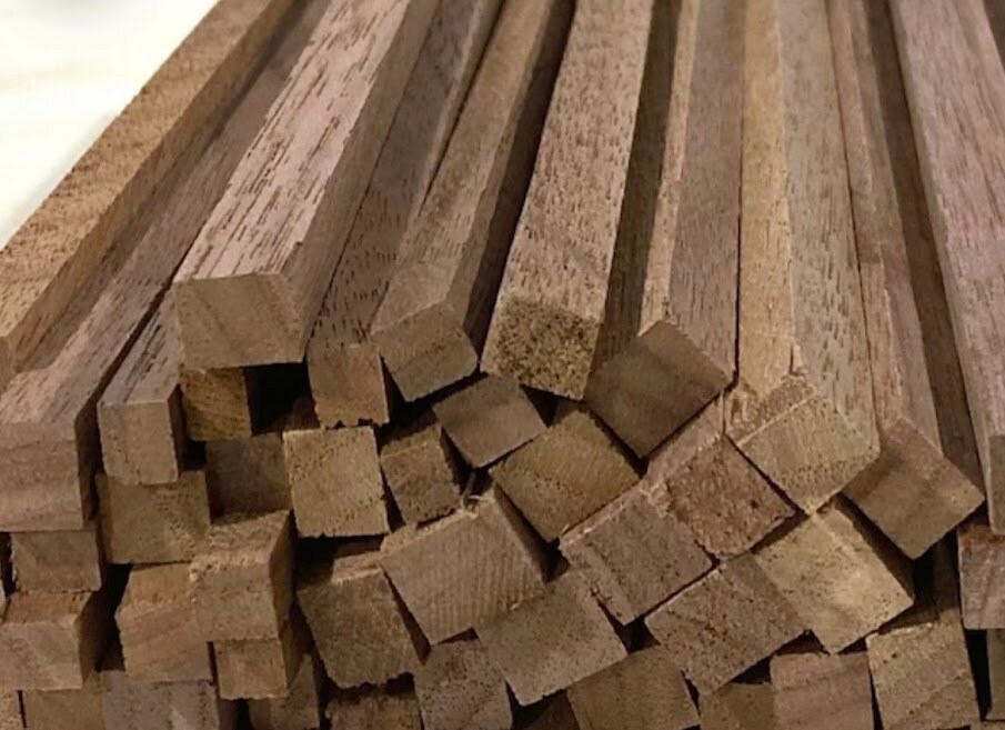Pencil Sticks Walnut, 3/4 X 3/4 X 5 Craft Blanks - Etsy