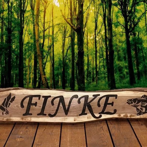 Carved Wooden Signs - Etsy