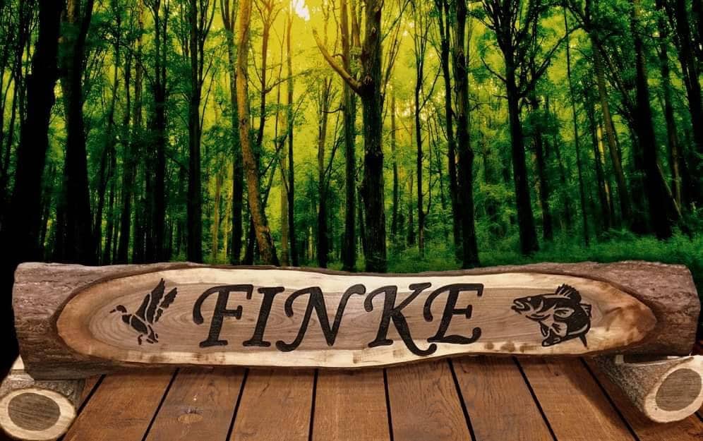 Custom Carved Wooden Log Sign - Etsy