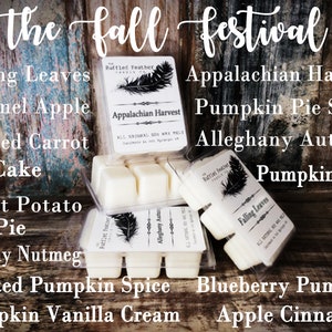 Aroma Melts, Fall Festival, All-natural Soy Wax Melts: Pumpkin Harvest ...