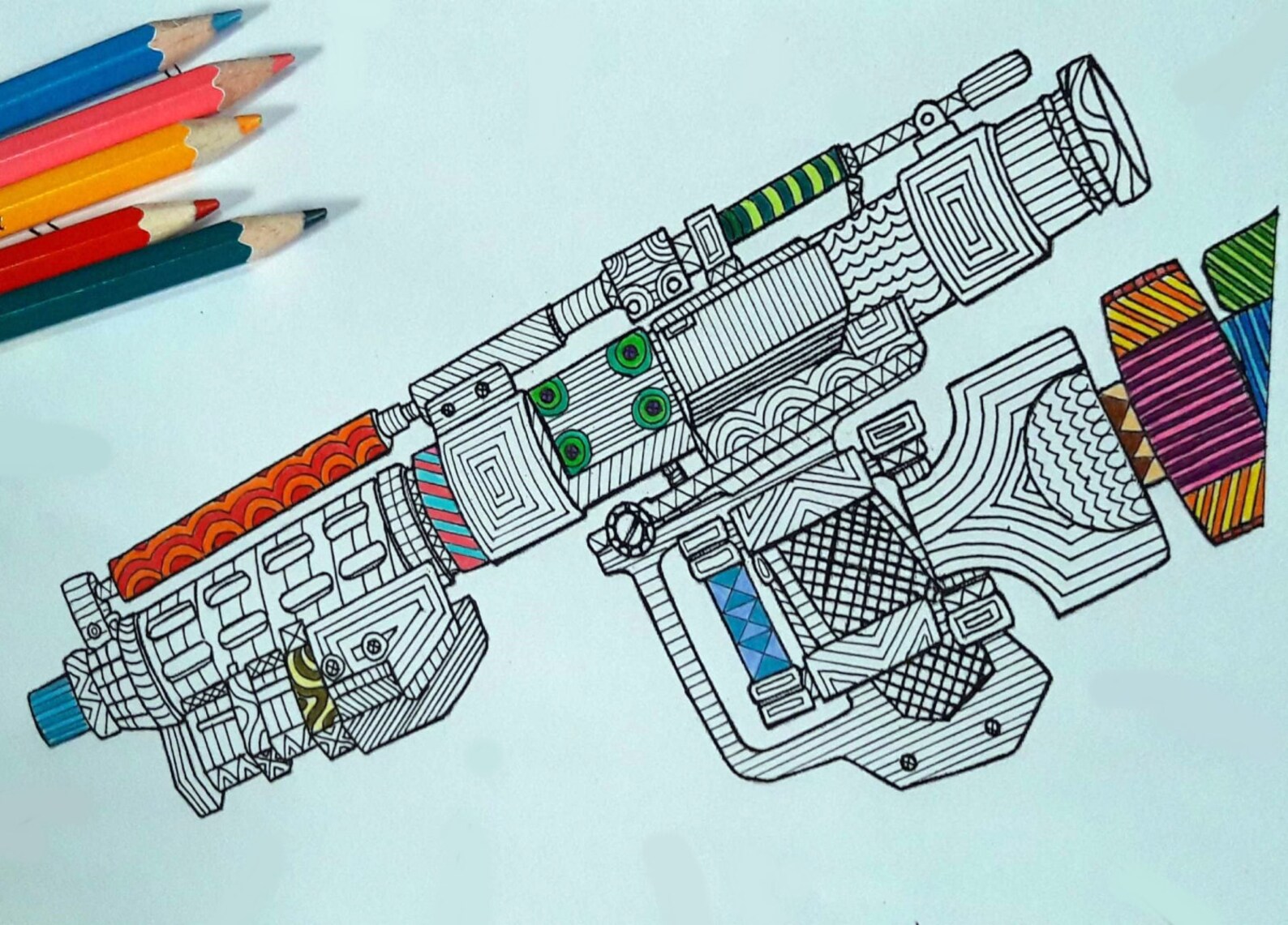 Star Wars Coloring Page, Blaster Coloring Pages, Coloring Pages, Adult ...