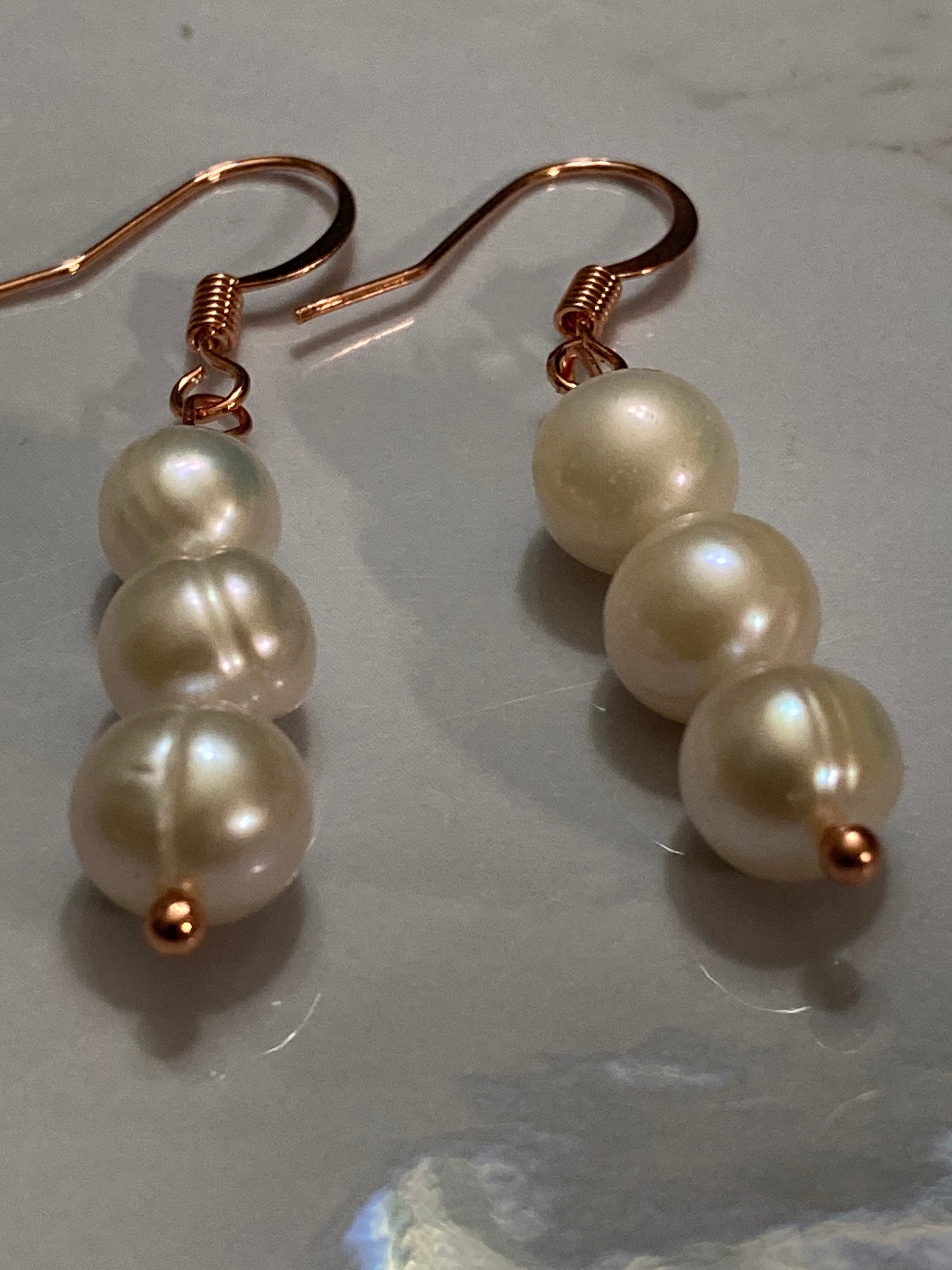 Pendientes de perla pendientes colgantes de perlas | Etsy