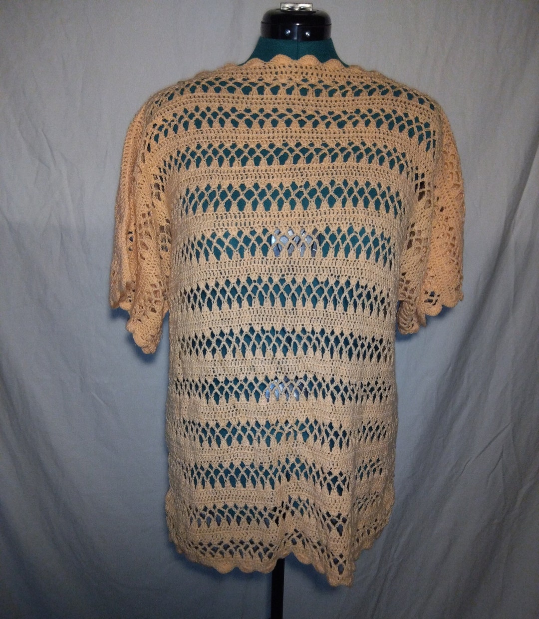 Vintage Crochet Summer Pullover - Etsy