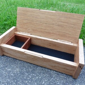 Hand Crafted Solid Oak Jewellery Box Gift Mens Womens Pretty ...
