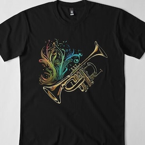 Trumpet Shirt Trumpet Player Gift for Musician Gift for Boyfriend Music ...