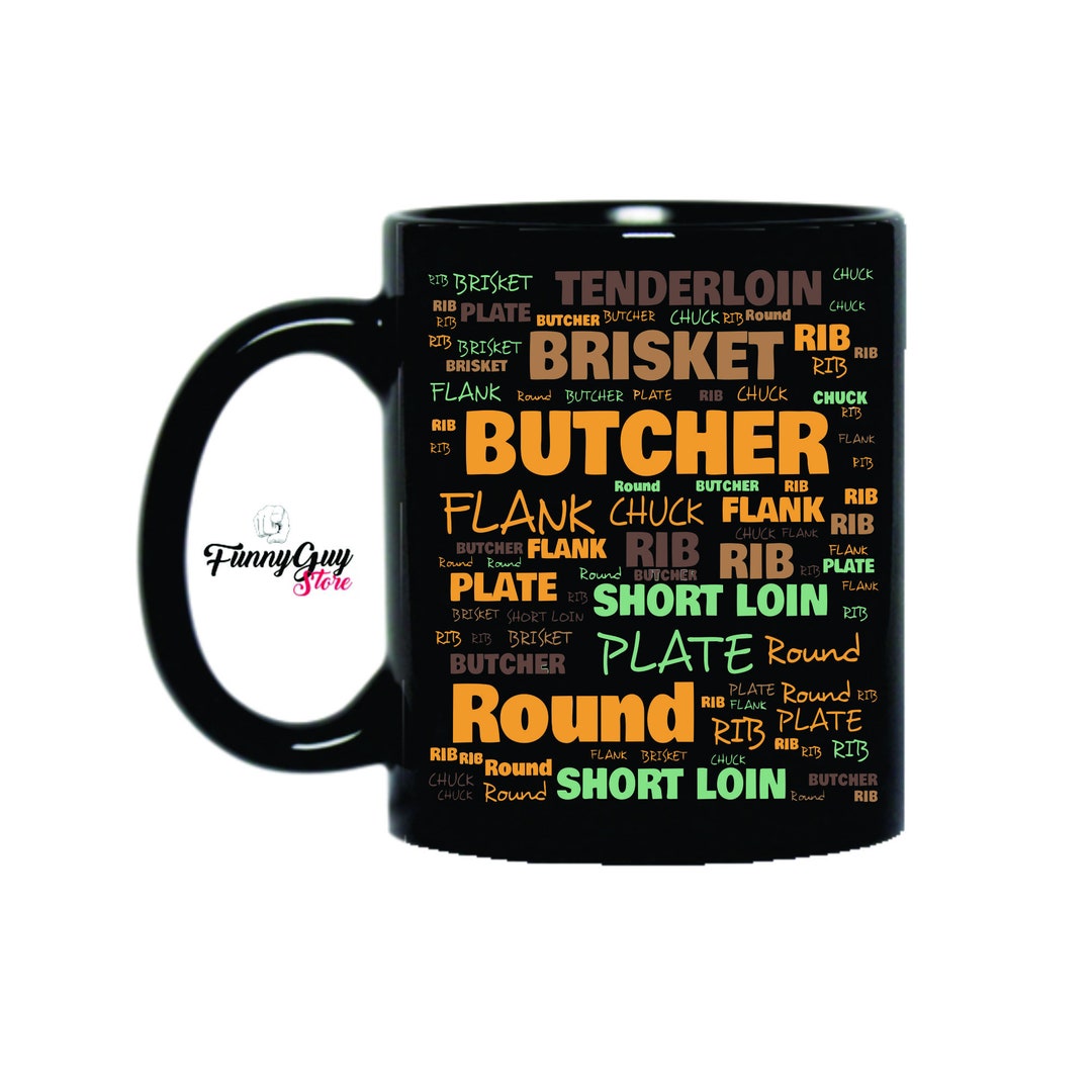 Butcher Mug | Mug for Butcher | Butcher Gift | Butcher Terms ...