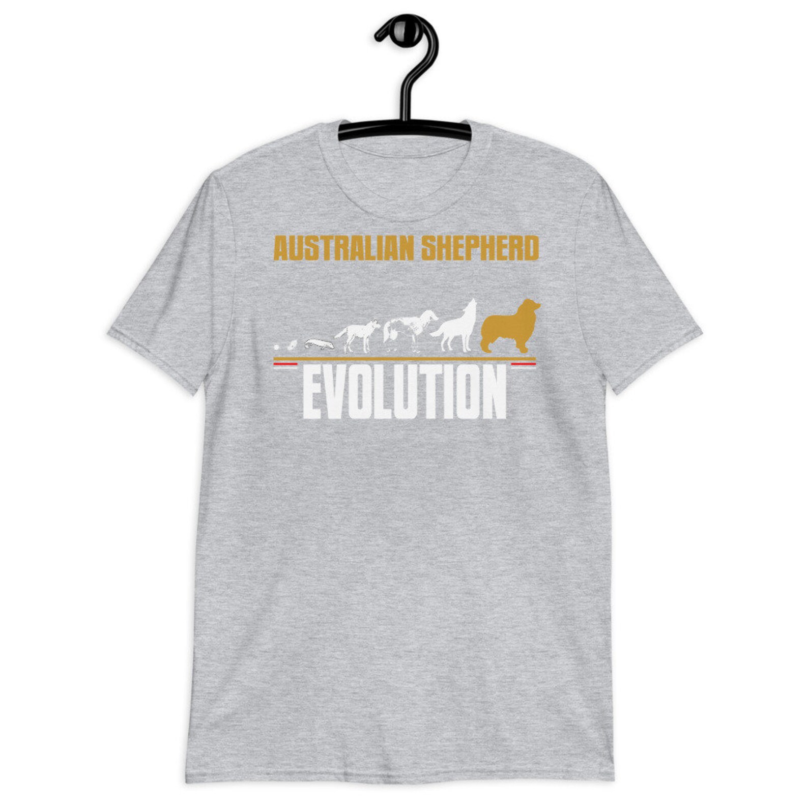 Aussie Dog Tee K-9 Evolution Aussie Tshirt Australian - Etsy France
