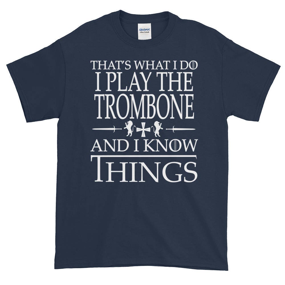 Trombone T Shirt Trombone Lover Tee Trombone Tee - Etsy