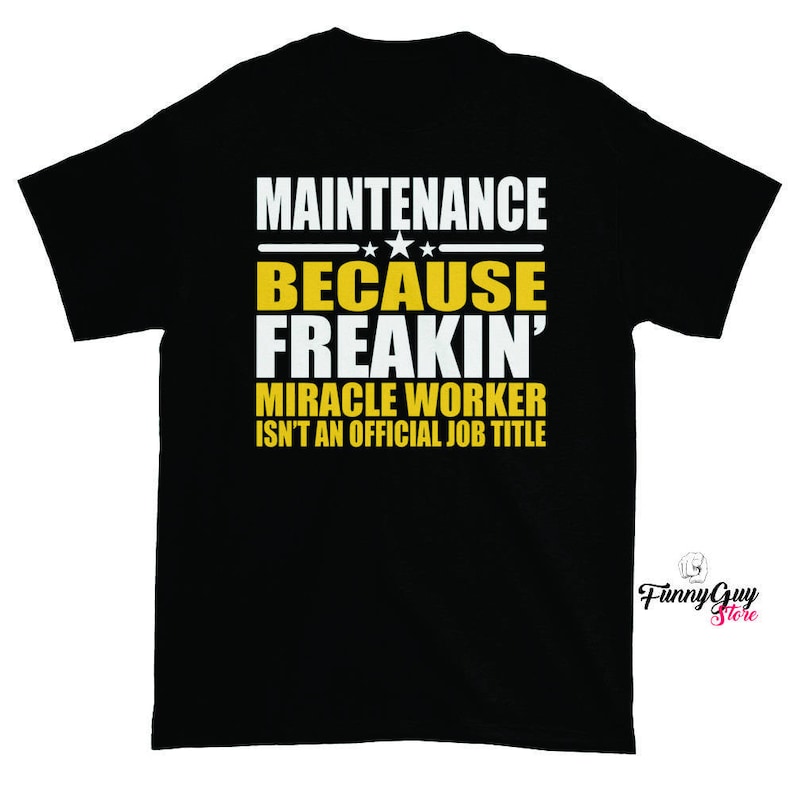 Maintenance T-shirt Gift for Coworker Maintenance Gift - Etsy