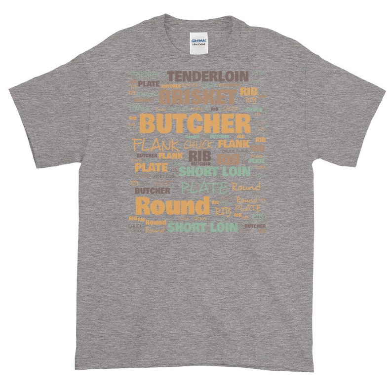 Butcher Shirt Butcher Gift Butcher Tee Butcher Terms - Etsy